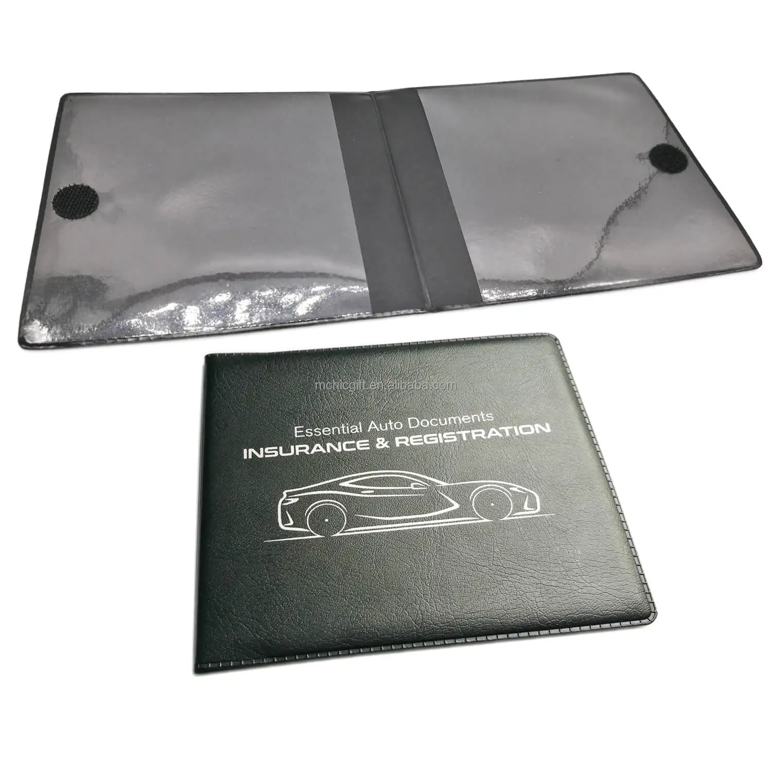 Custom PVC Essential Auto Documents Holder, Plastic Insurance Folder ...