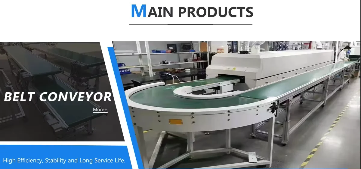 Automatic 90 Degree Curve Food Grade Belt Conveyor Aluminium Production ...