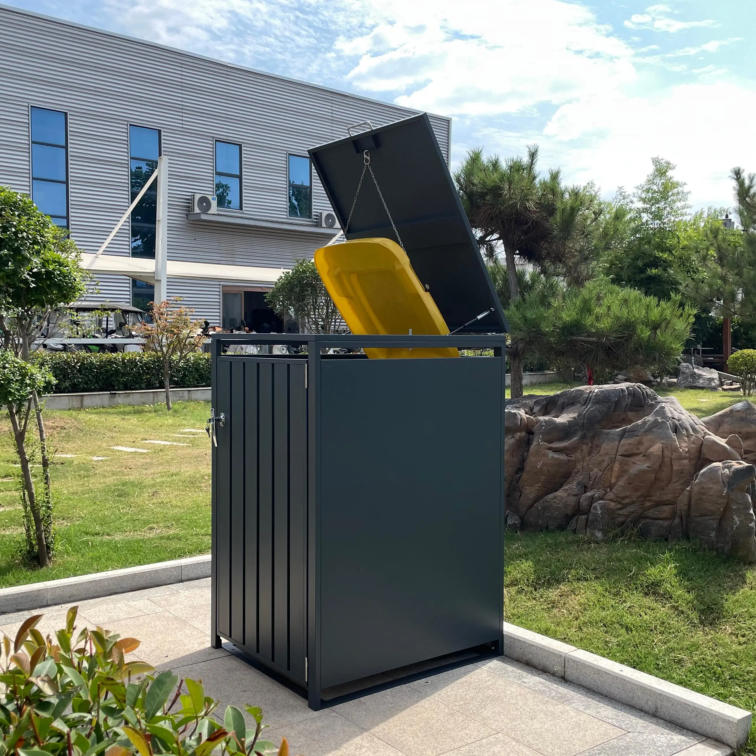 Fuluoshi Outdoor Wheelie Bin Storage Covers - Durable & Spacious