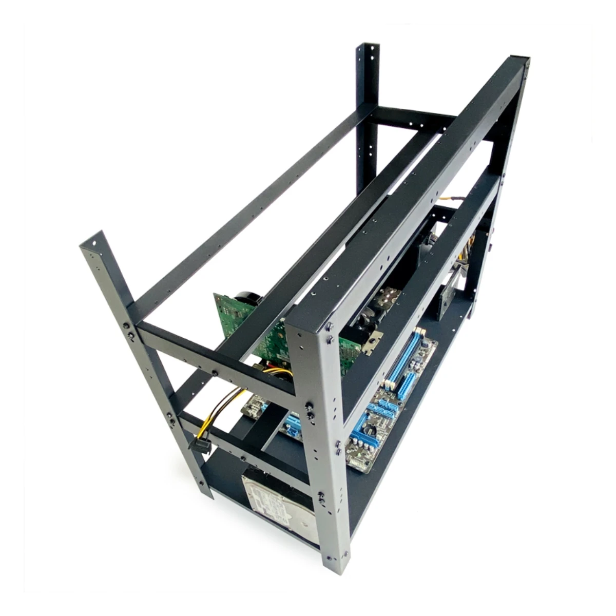 12GPU Rig Frame Server Case - Easy Install & Save Costs