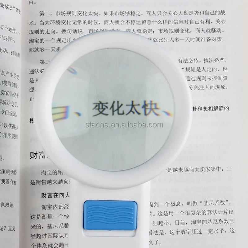 Magnifier Factory Direct Sale Handheld Large Magnifying Glass 10 Led ...