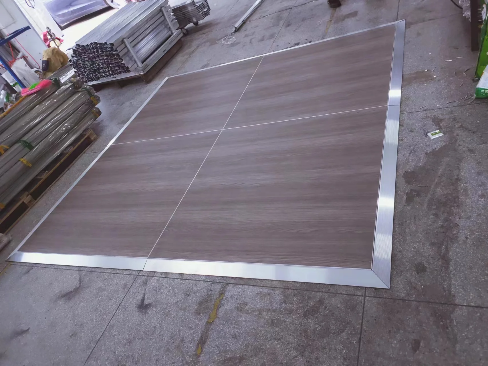 TM 3x3' SICO Snap Lock Outdoor Waterproof PVC Teak Wood Portable Cam ...