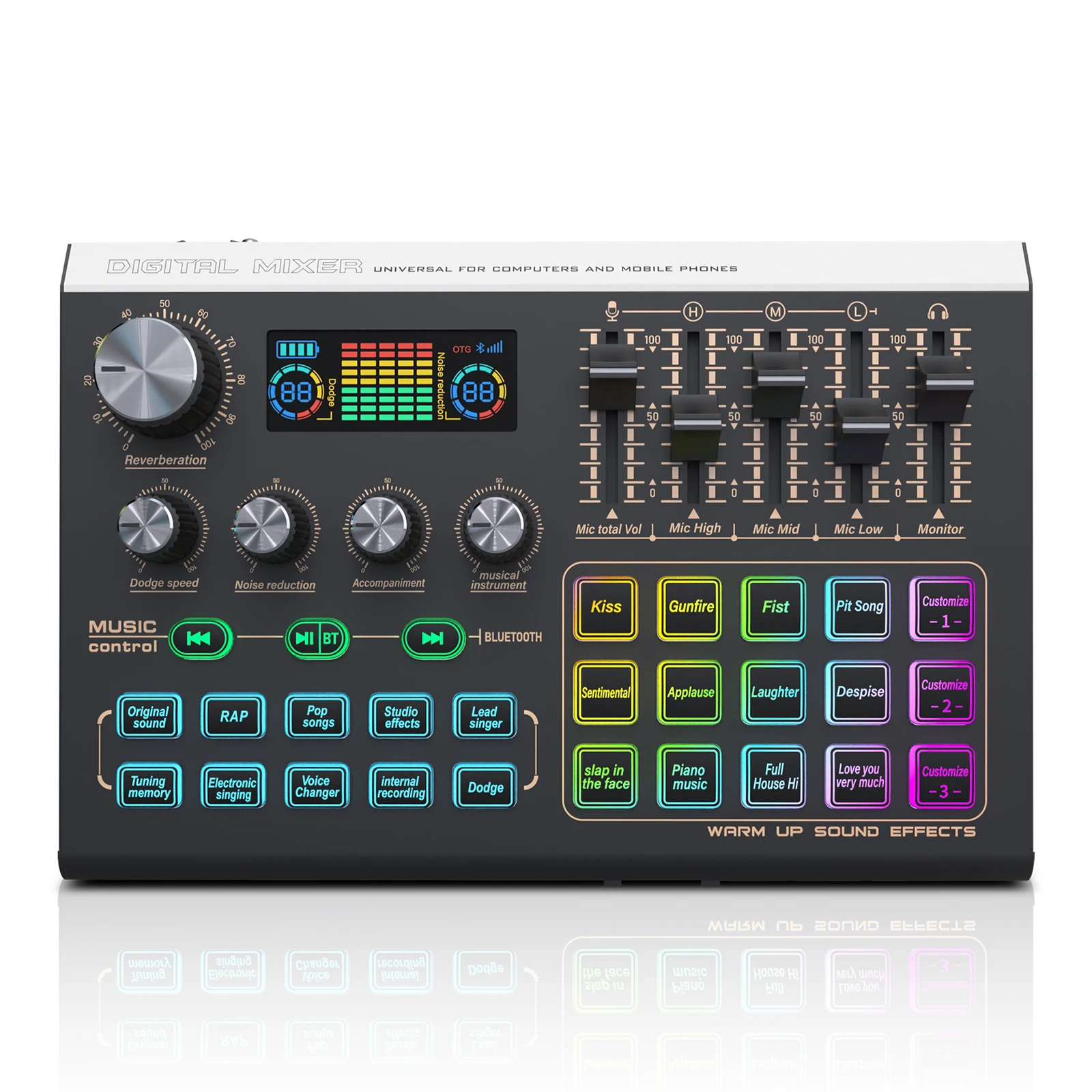 XTUGA X9 Audio Interface - Professional Live Broadcast Recording