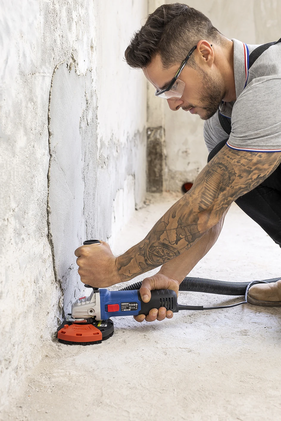 HERZO Dust Shroud - Efficient Dust Collection for Grinders