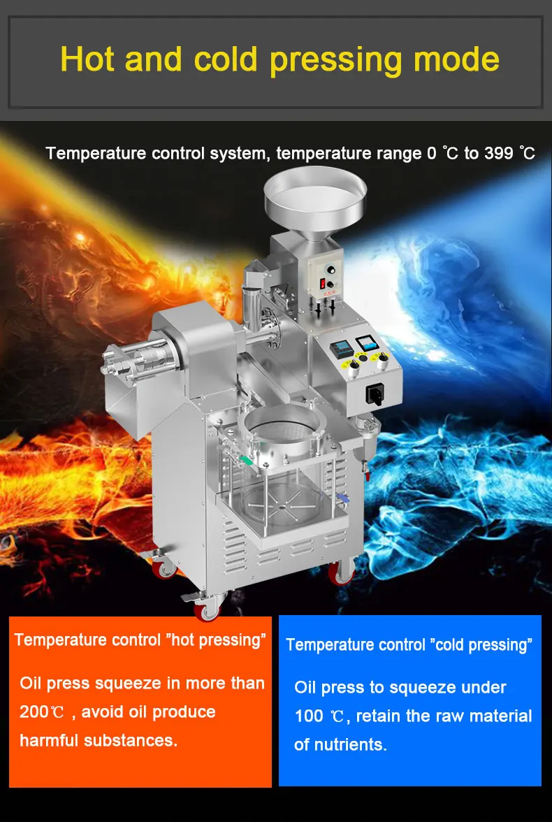 Stainless Steel Nuts Oil Press Machine/Automatic Coconut Olive Palm Oil ...