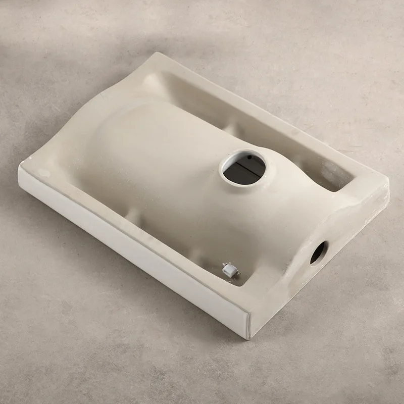 Modern Simple Ceramic Squat Toilet with Cover for Home Use