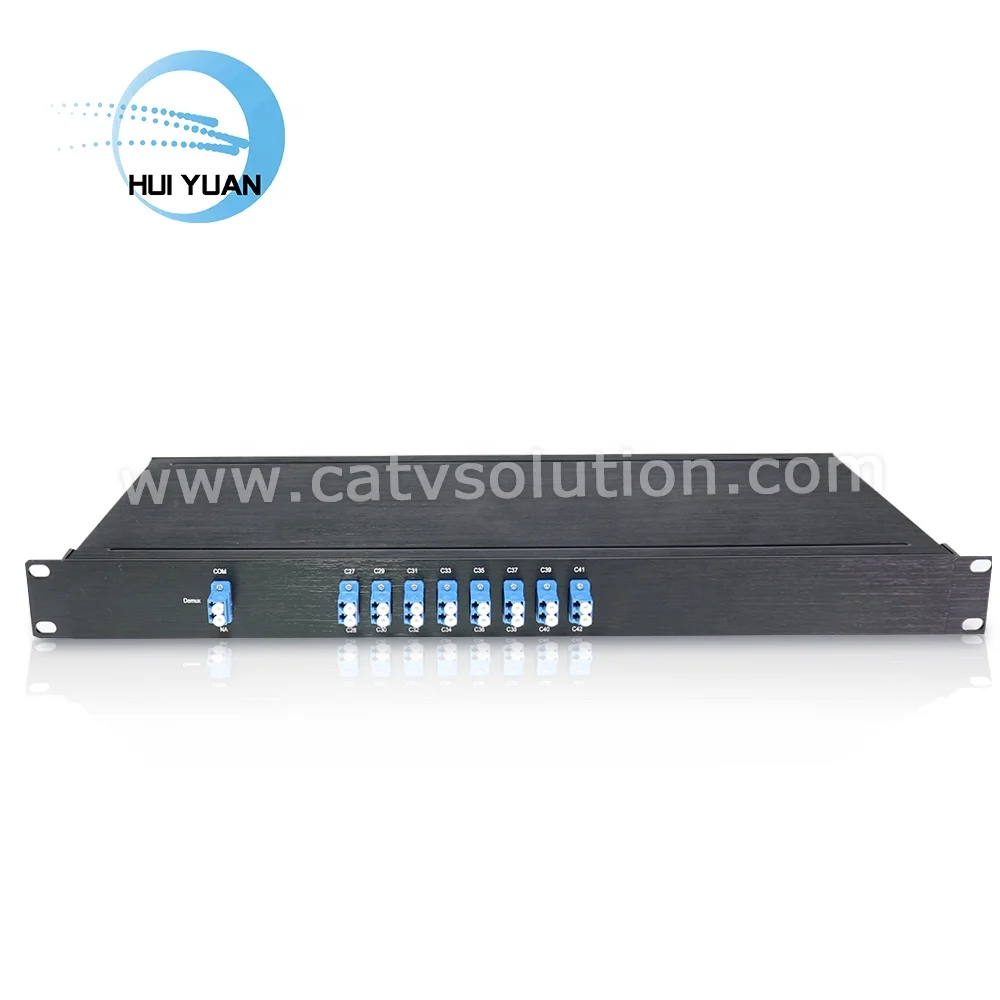 16ch Rackmount Optical Dwdm Mux/demux With Lc/upc Connector 1260~1650nm ...