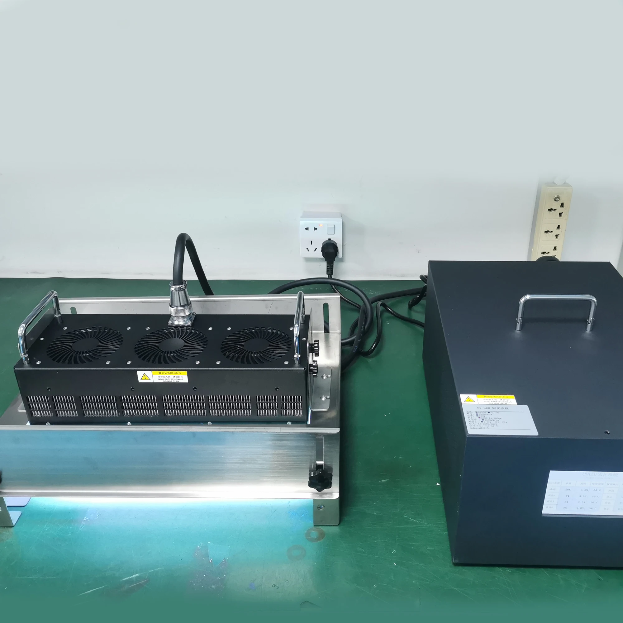 UV Curing System for UV Adhesive Resin Varnish 900W 365NM 395NM 405NM ...