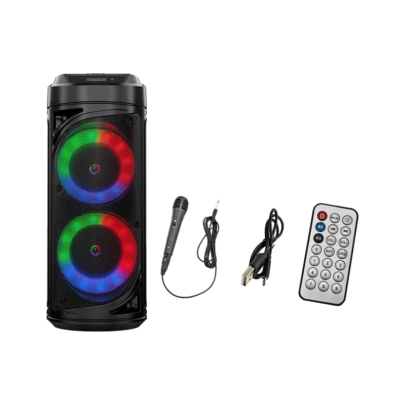 SINGE ZQS6212 - Ultimate Portable Party Speaker with LED Lights