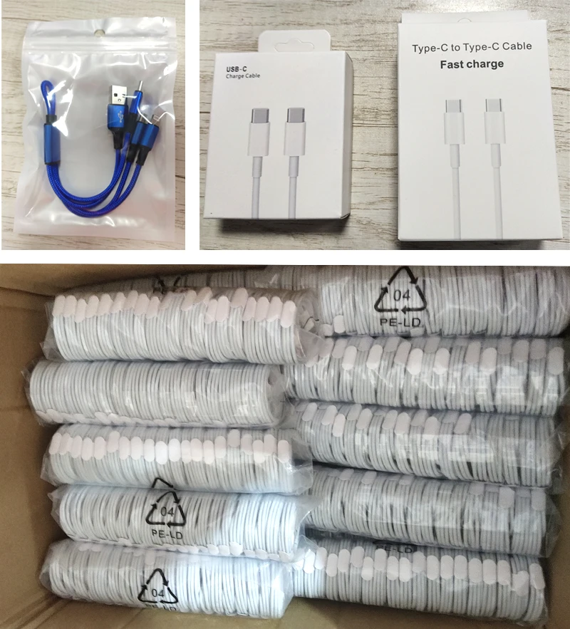 5a Type C Cable Usb Data Cable Type C Fast Charging C To C 5a 100w ...