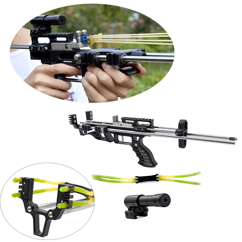 Paintball-guns Slingshot with Laser Darts Crossbow Hunting