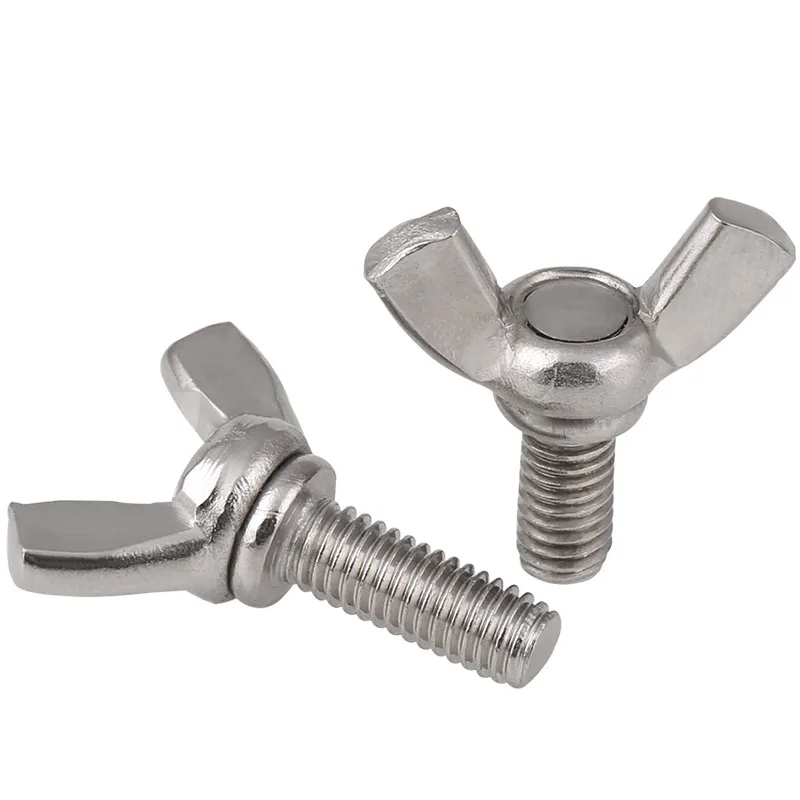 DIN316 Wing Bolts butterfly Screw Stainless Steel M3 M4 M5 M6 M8 M10 ...
