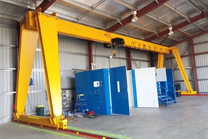 A Frame Rail Mounted Gantry Crane With Electric Wire Rope Hoist ...