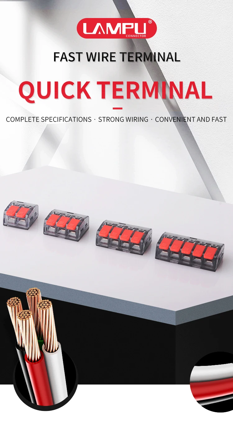 Factory 3P Quick Universal Connection Push in Compact Connectors Lever ...