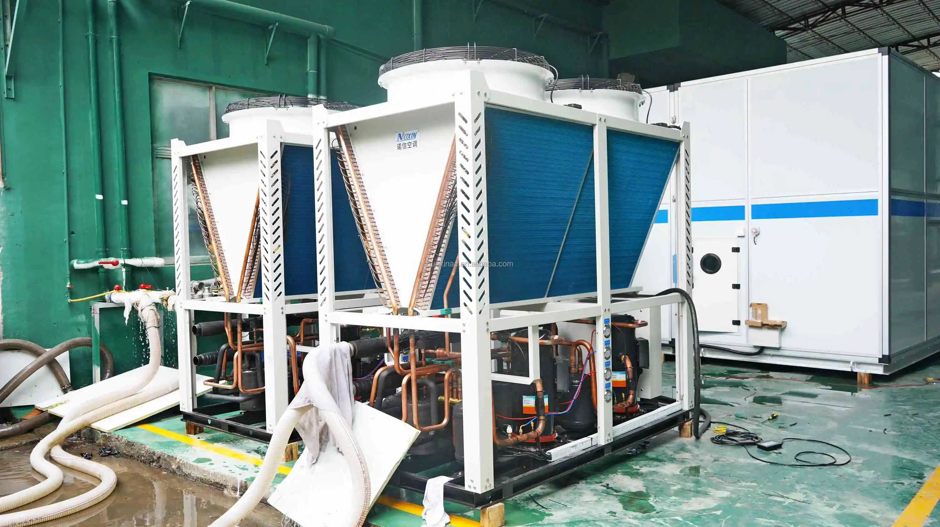 Commercial Scroll Chiller 18~70RT Air Cooled Chiller for Supermarket ...