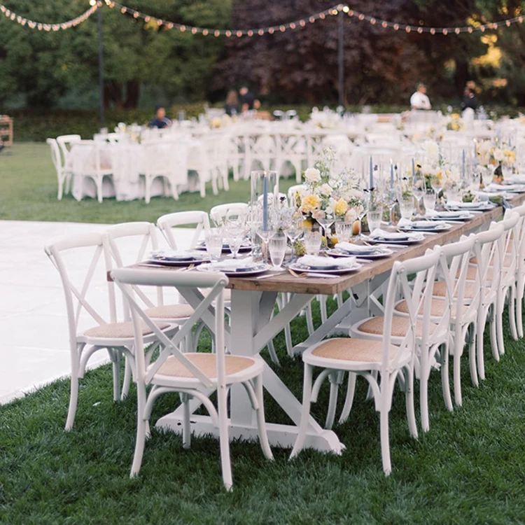 Wholesale Manufacturer Popular Cross Back Wedding Banquet Wood Chiavari ...