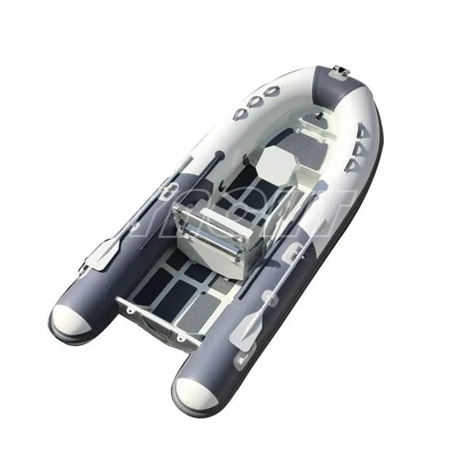 13ft Rib390 Hypalon/PVC Aluminum Rhib Boats Rigid Inflatable Row Boats ...