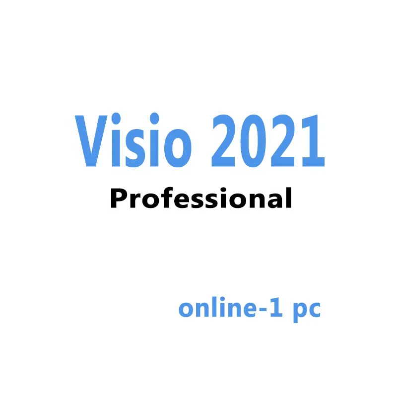 Genuine Visio 2021 Professional 100% Online Activation Key Visio 2021 ...