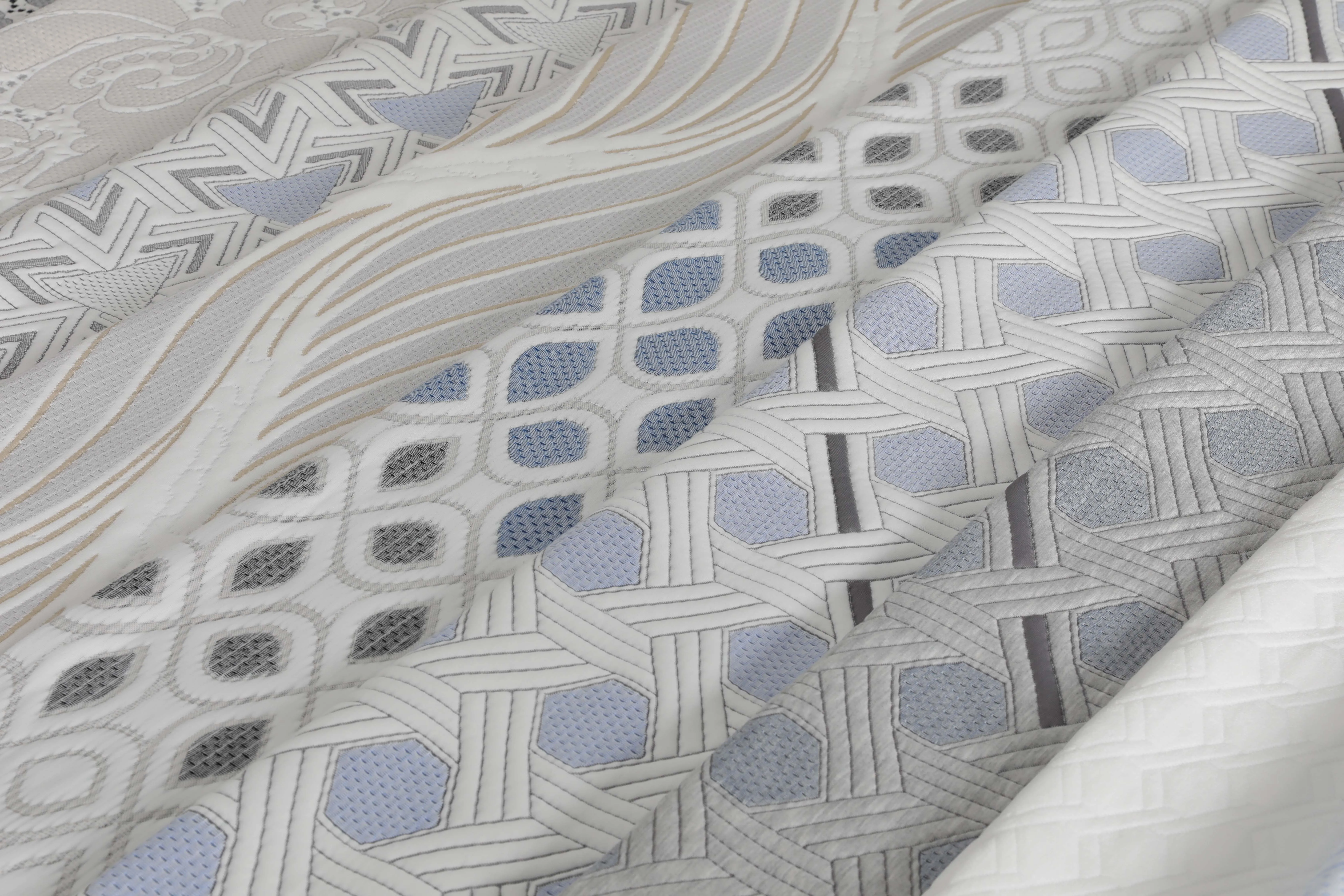 Polyester Ticking Fabric Knitted Fabric For Mattress Jacquard Mattress ...