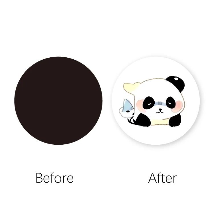 Potty Training Thermochromic Color Changing Sticker for Kids Glossy ...