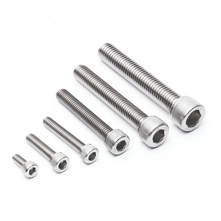Din 912 M6 M8 M10 M12 Stainless Steel Hexagon Hex Socket Head Cap Screws A2 Ss304 Ss316 Din912 ...