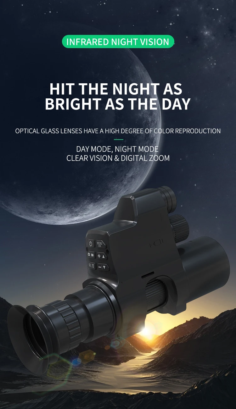 IR Night Vision with Display - Ideal for Outdoor Hunting