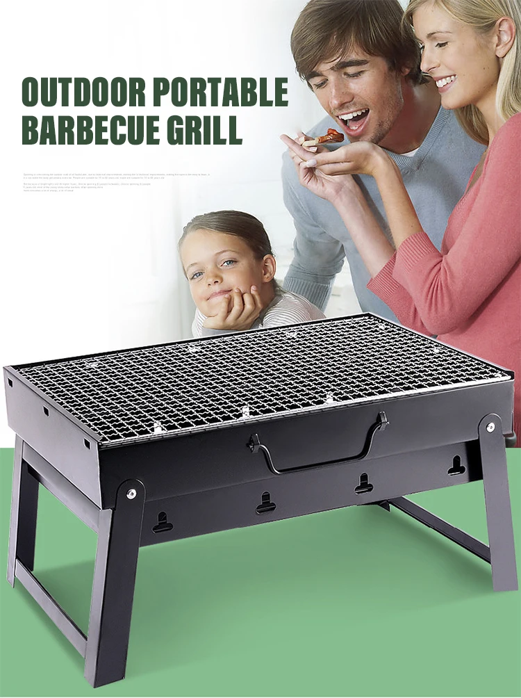 Modern Design Folding Type Portable Barbecue Carbon Steel Kebab Bbq ...