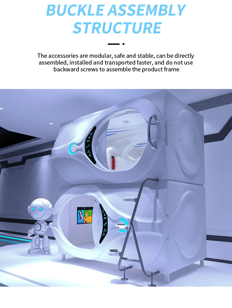 Soundproof Capsule Bed - Modern Hotel Furniture Solutions