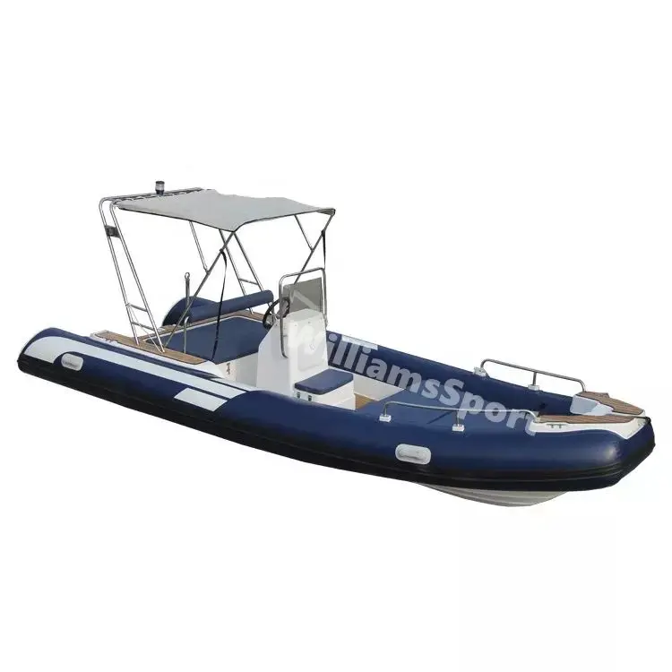 21ft Rib 600 Rigid Double Fiberglass Hull Pvc/hypalon Inflatable Boats ...