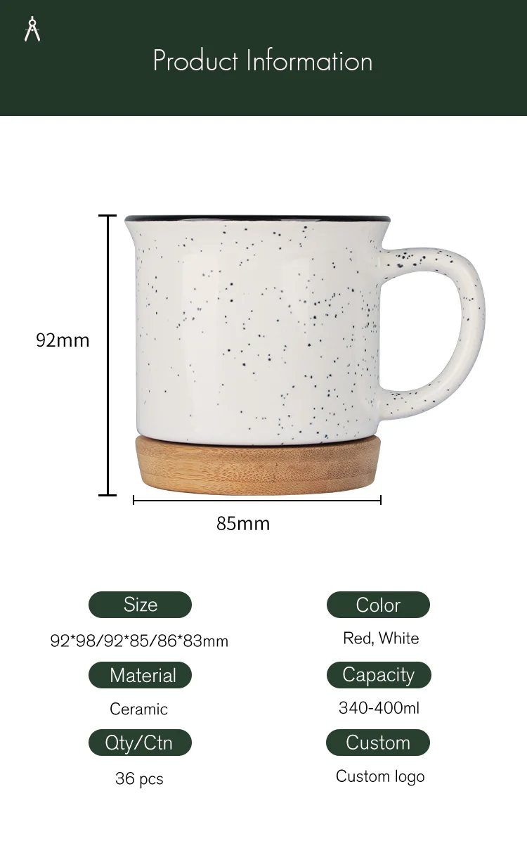 Custom Sublimation Blank Campfire Camping Raindrop Glass Ceramic Mug ...