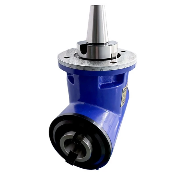 Heavy duty Angle head two-way spindle Angle milling head BT50-BT50 ...