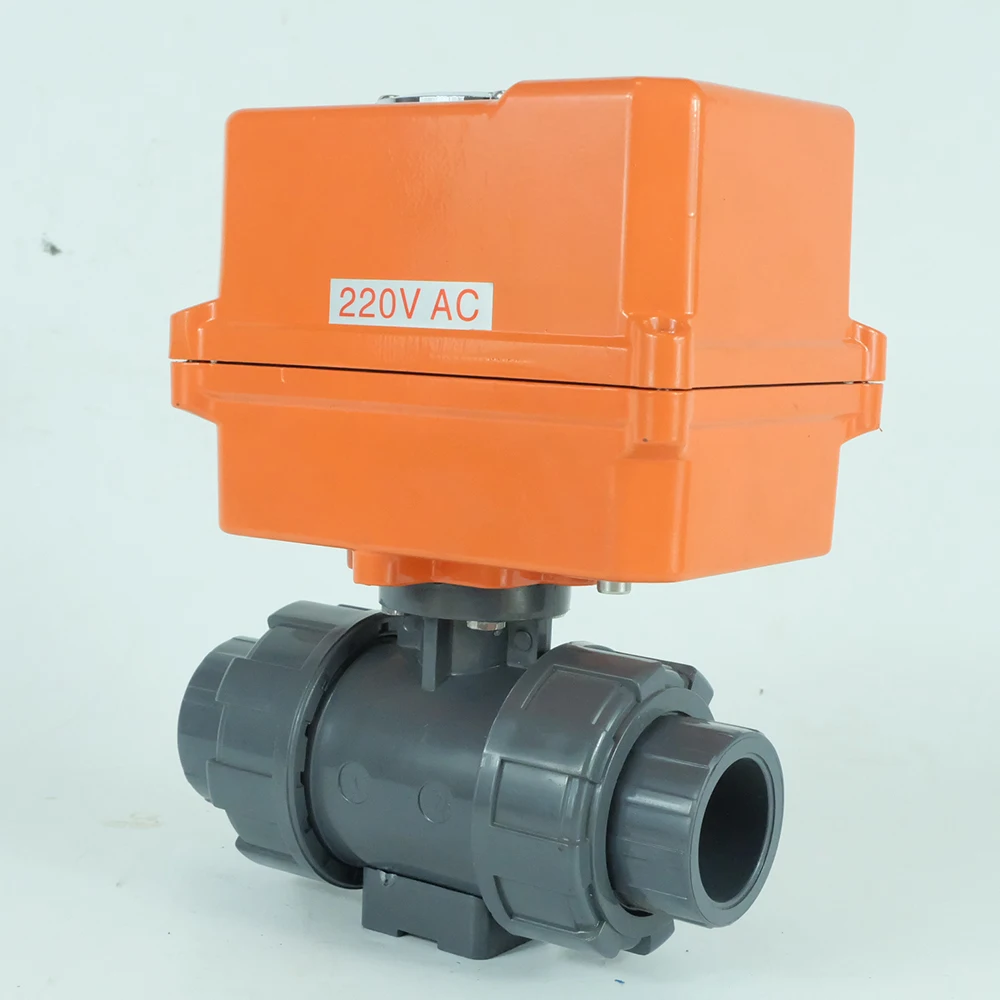 Dkv 4 Inch 12v Plastic Motorized Motor Electric Actuator Union Upvc ...