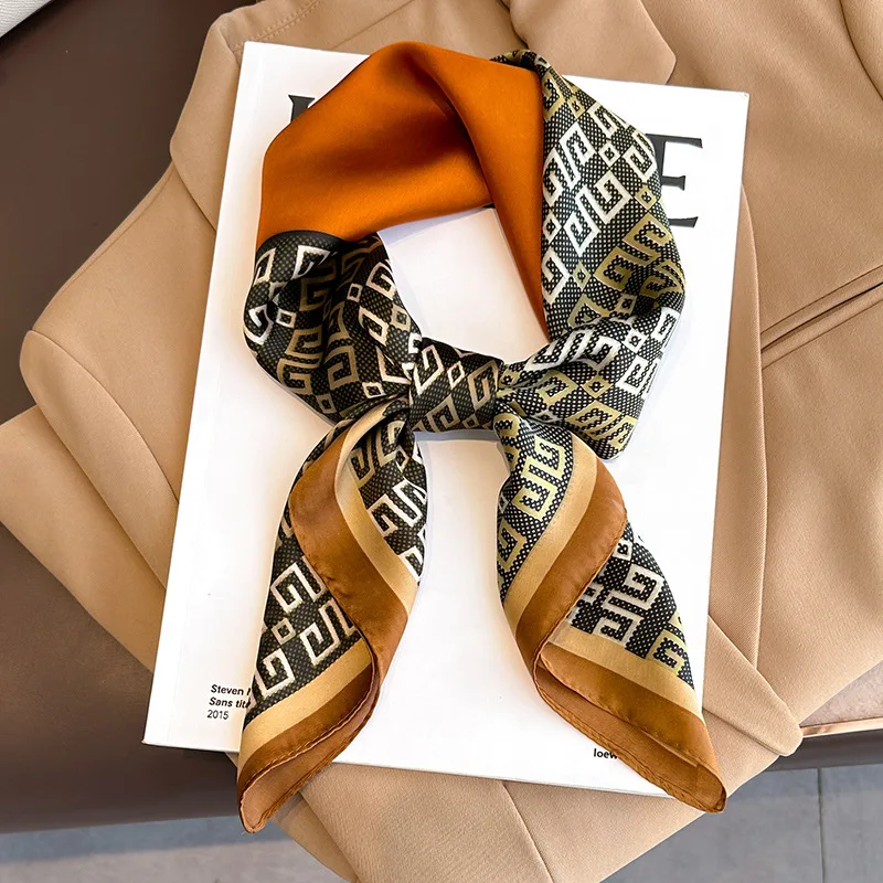 Wholesale 2024 Newest Spring Summer Soft Tie Small Square Scarf 70*70cm ...