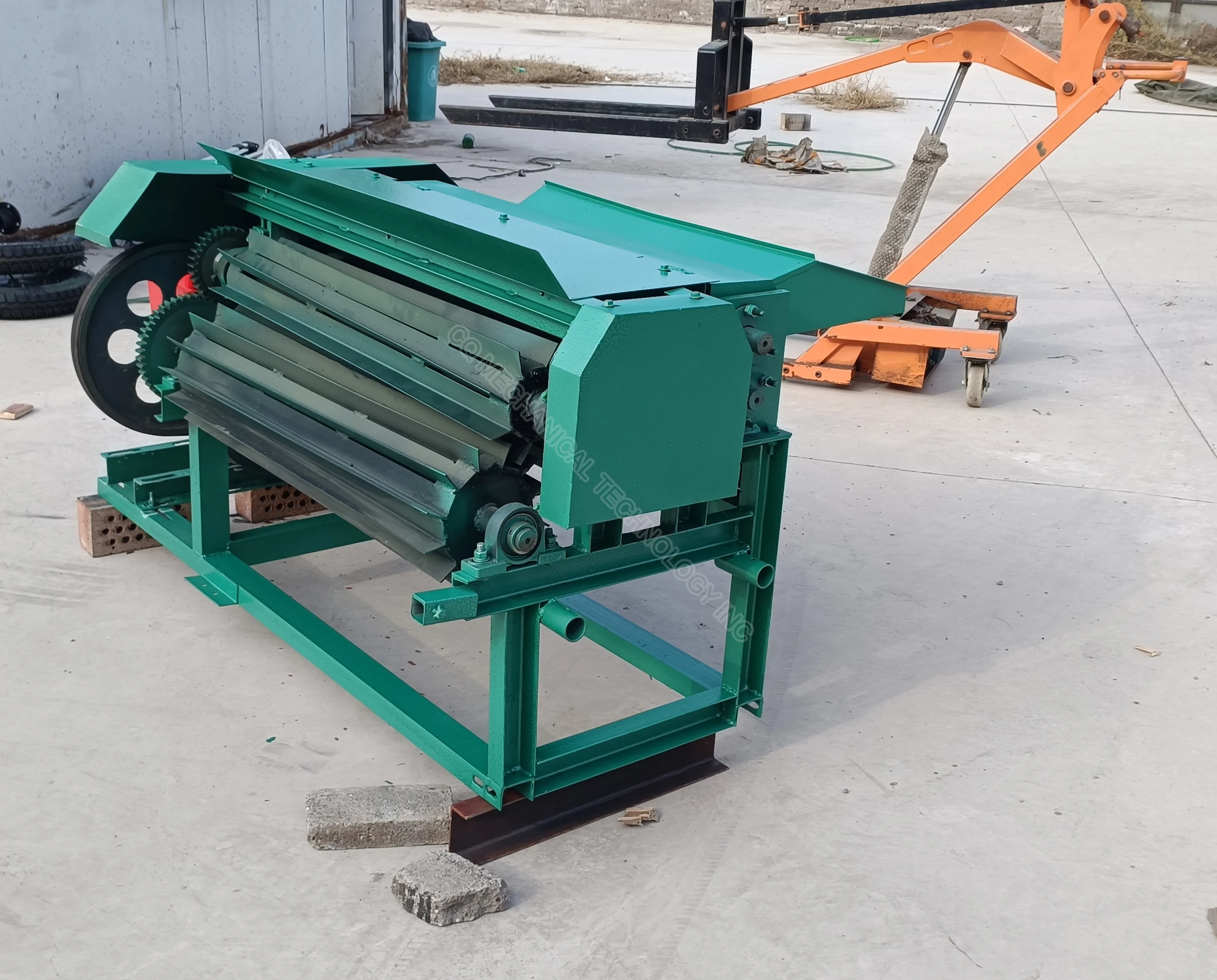 Fresh Extractor Diesel Engine Peeling Hemp Fiber Processing Machine ...