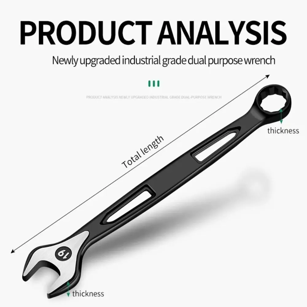 Extra Long Double Head Ratchet Wrench Double Use Wrench Combination ...