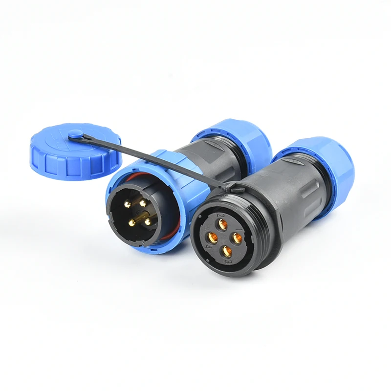 Waterproof connector male/female connector LD20-2/3/4/5/6/7 core industrial aviation plug socket ...