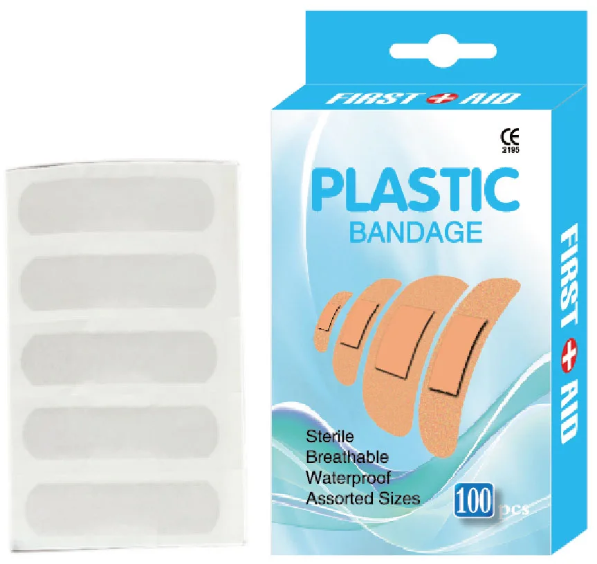 Farmasino Medical Wound Bandag First Aid Plaster Waterproof Skin Band ...