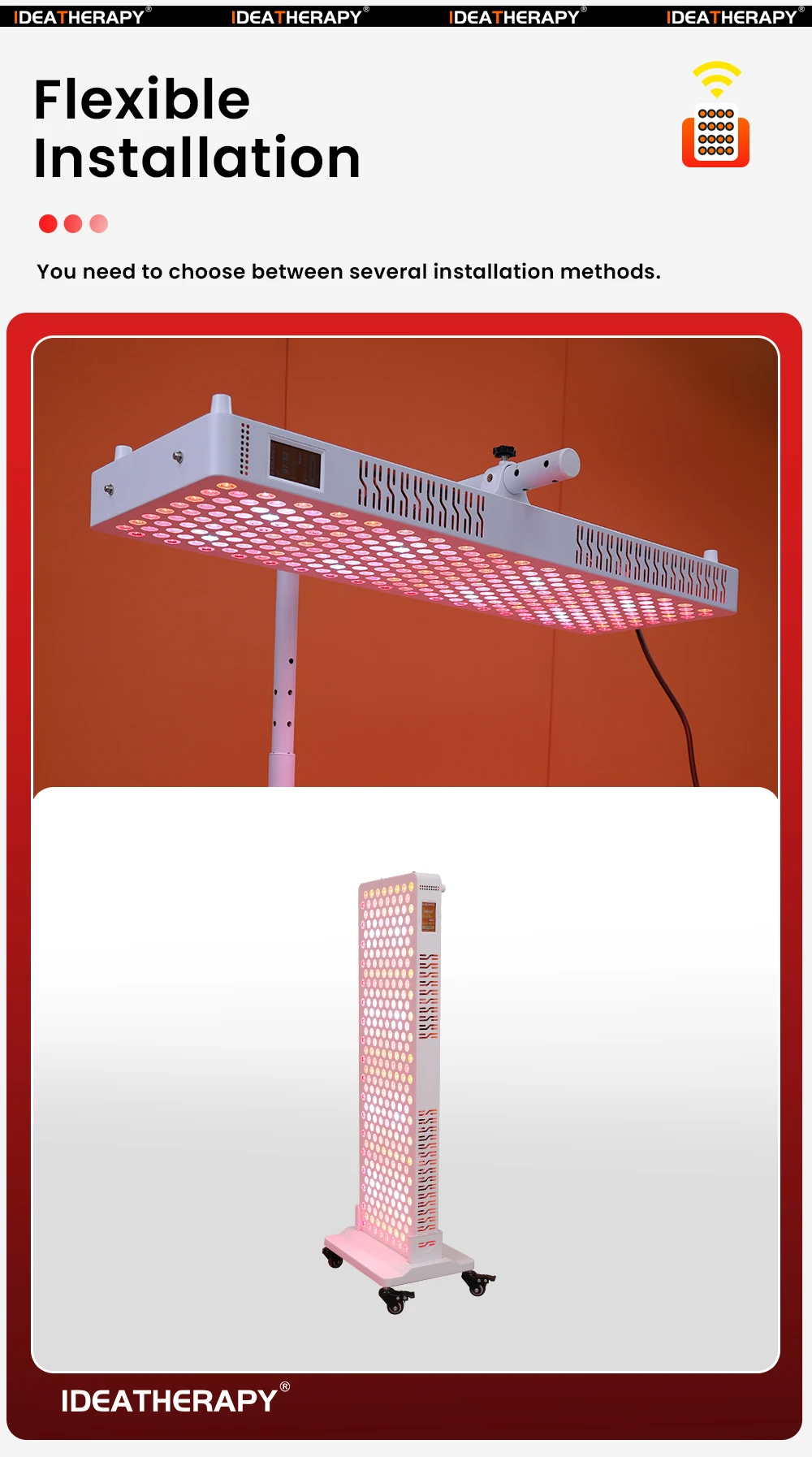 IDEATHERAPY Full Body Red Light Therapy Panel Pdt Sauna NIR Infrared ...