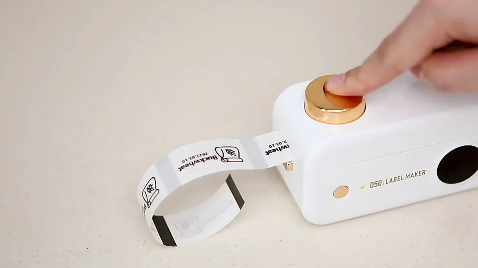 Portable Handheld Bpa-free Labeler Usb Rechargeable Thermal Sticker ...