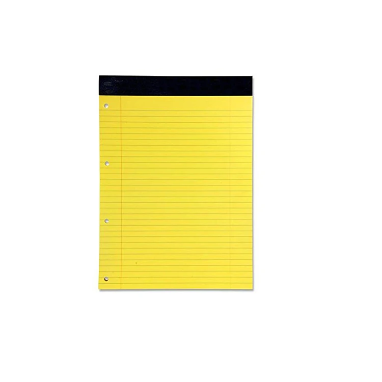 75gsm Offset Paper - 50 Sheets A4 Yellow Legal Pad