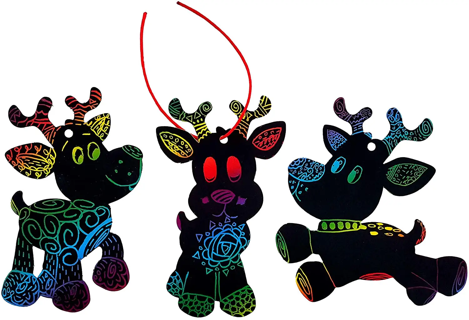 Cute Cartoon Garden Critters Dragonfly Snail Frog Magic Color Scratch ...