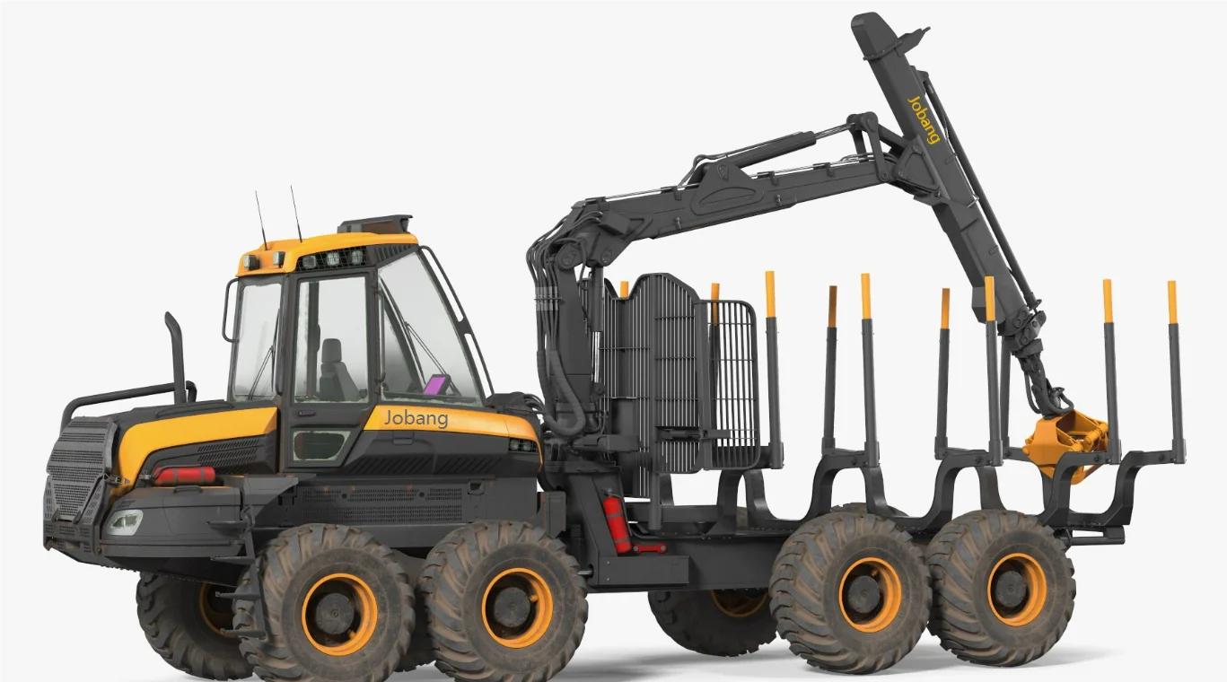 Excavator Hydraulic Wood Forestry Machinery Log Harvester With Free ...