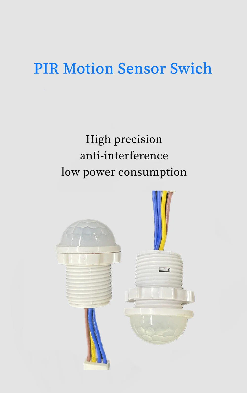 PIR Motion Sensor Switch - Smart Home Lighting Control