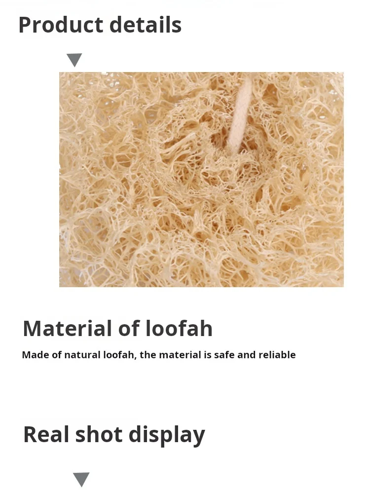 Natural Loofah Cleaning Brush Kitchen Dish Washing Cloth Dish Pot ...