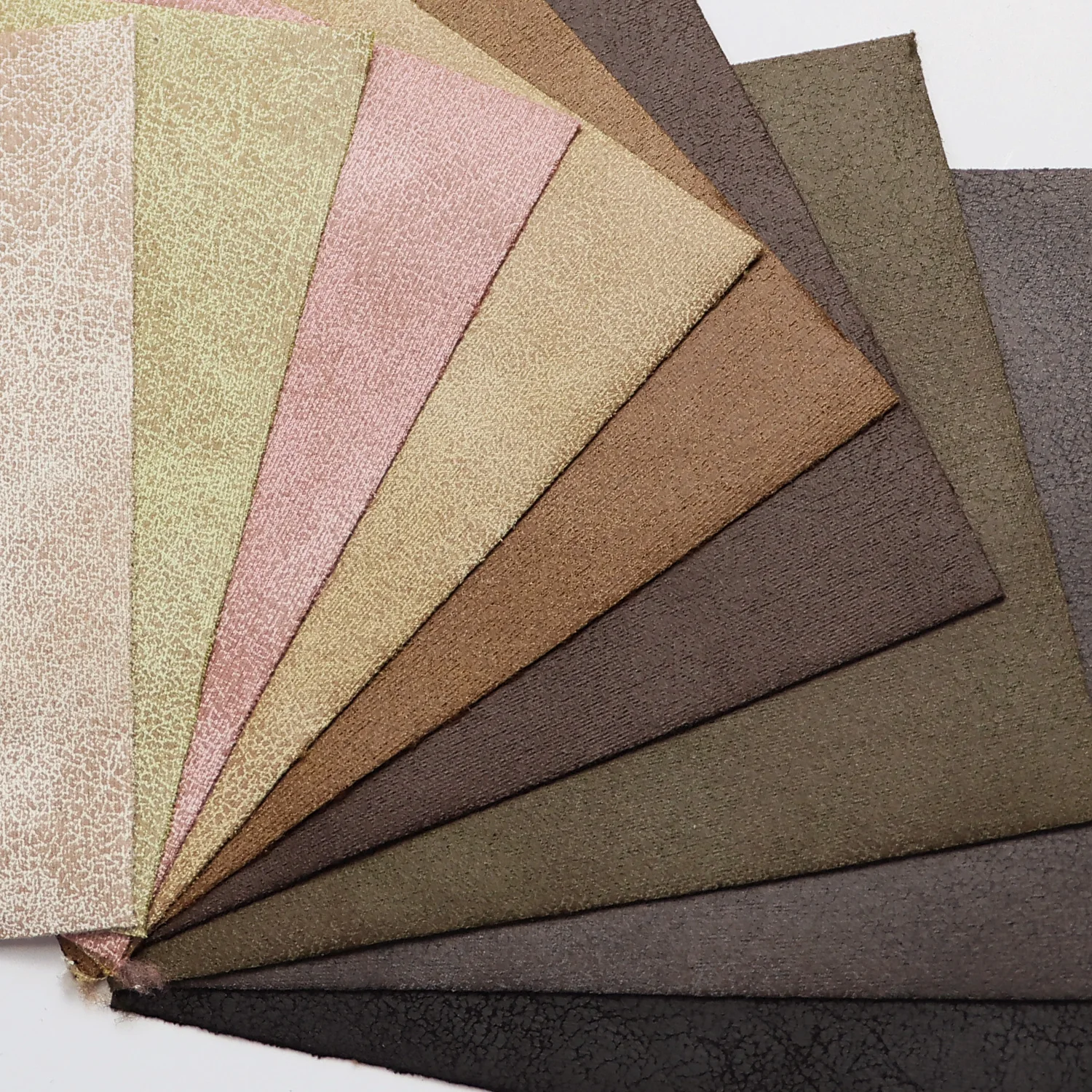 Eco-friendly suede fabrics pu coated 100 polyester for garment making ...