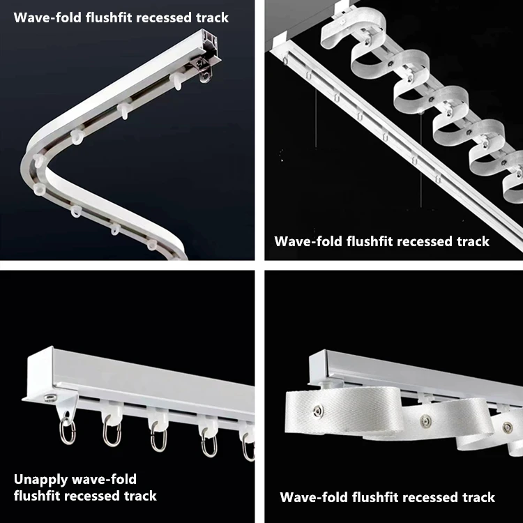 Minimalist Style Wave-Fold Ceiling Lining - Jiayu Curtains