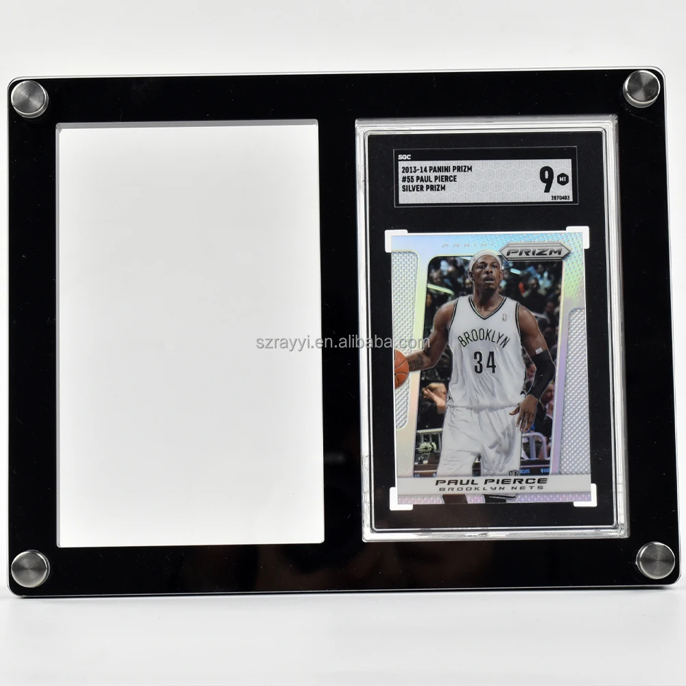 Rayyi Custom Wall Mountable Acrylic Pokemon Graded Sports Card Slab ...