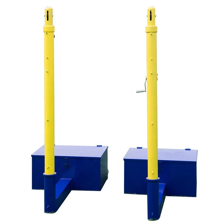 Indoor Portable Badminton Net Post Movable Badminton Post for Tennis ...