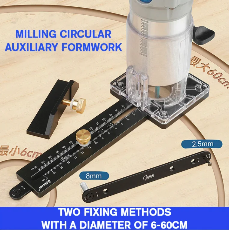 L-ht189 Woodworking Milling Circular Auxiliary Formwork Diy Tools ...