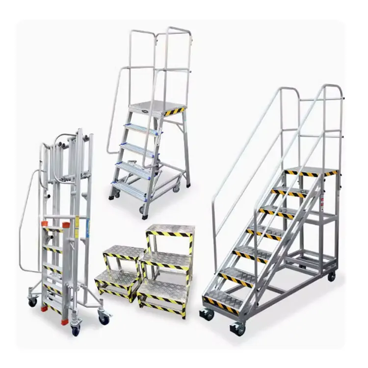 Aluminum Work Platform - Safe & Durable Ladder Solutions